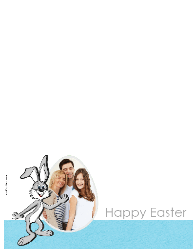 Free Easter Border - Customizable and Printable