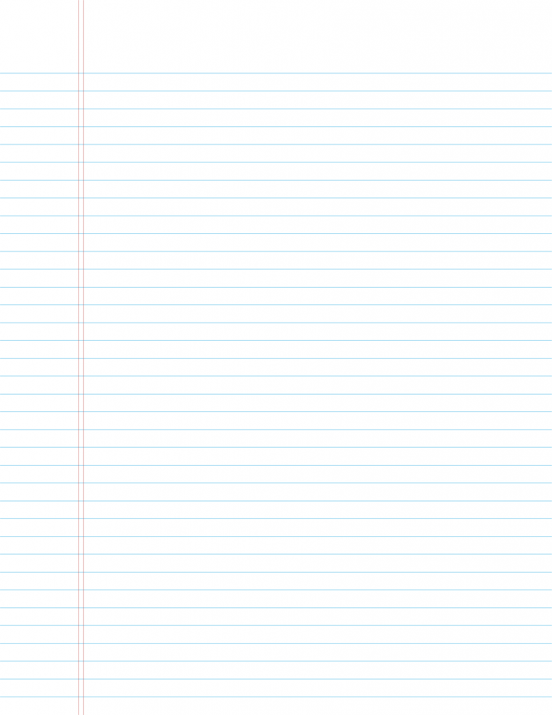 Free Lined Paper Template | Instant Download | No Registration