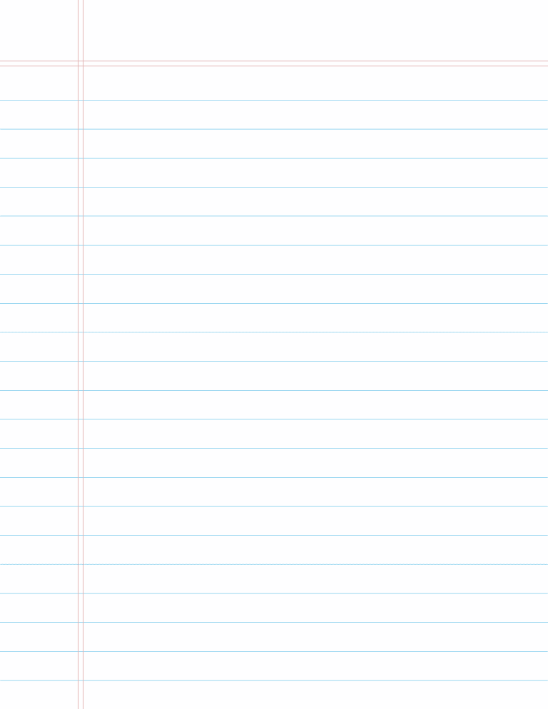 Free Lined Paper Template | Instant Download | No Registration