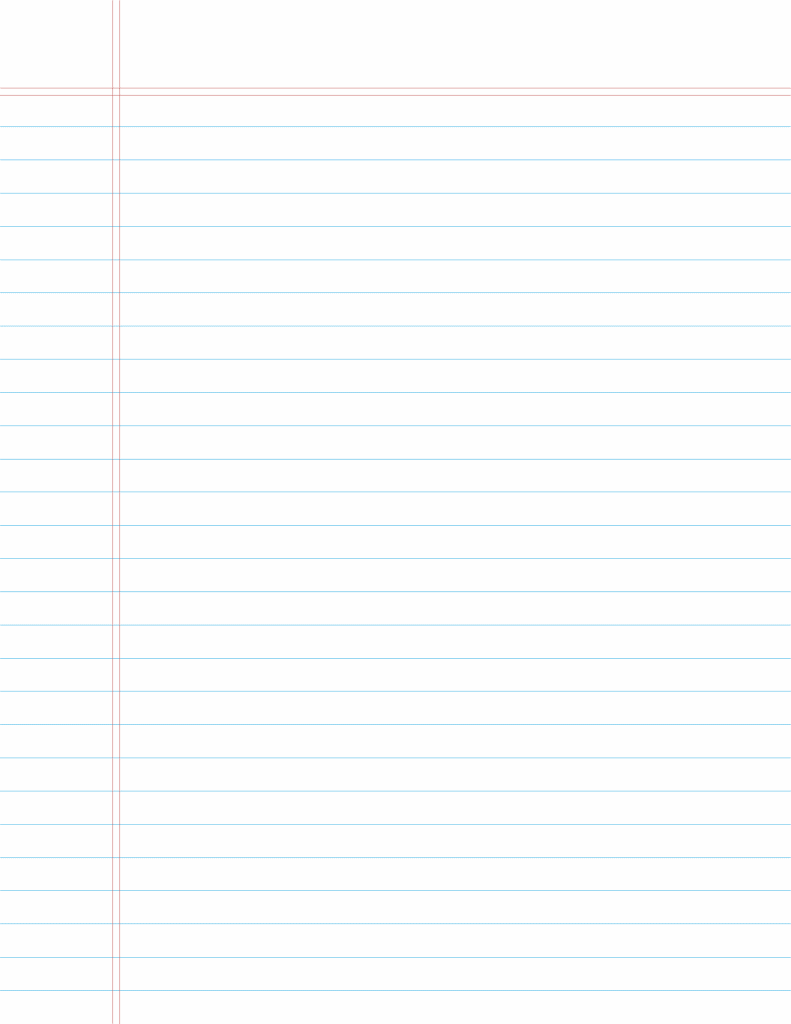 Free Lined Paper Template | Instant Download | No Registration