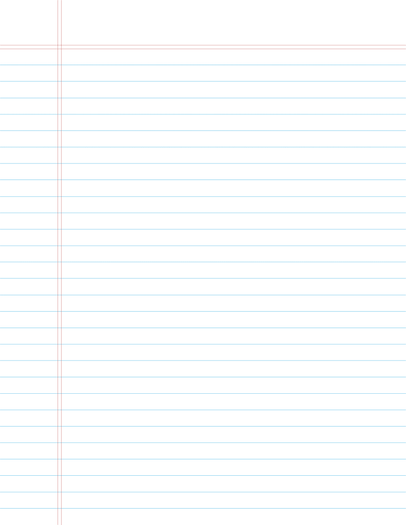 Free Lined Paper Template | Instant Download | No Registration