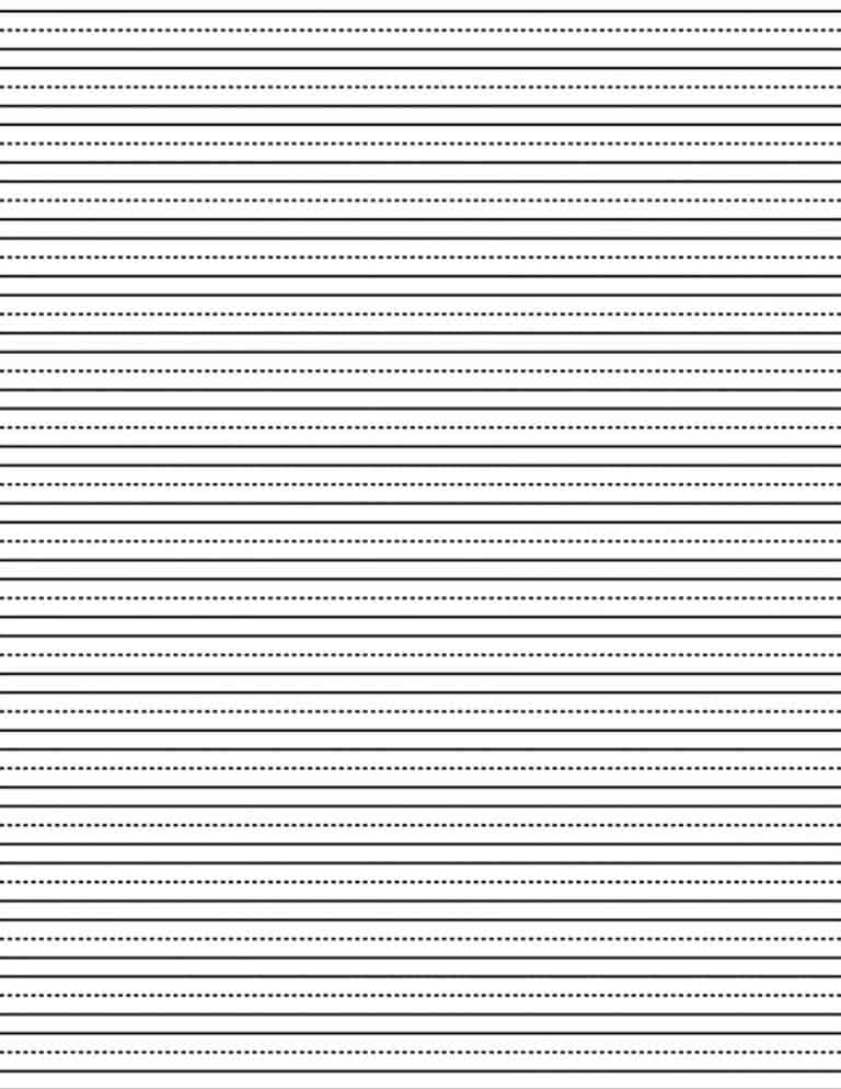 Lined Paper for Kids | Customize Online & Download Free