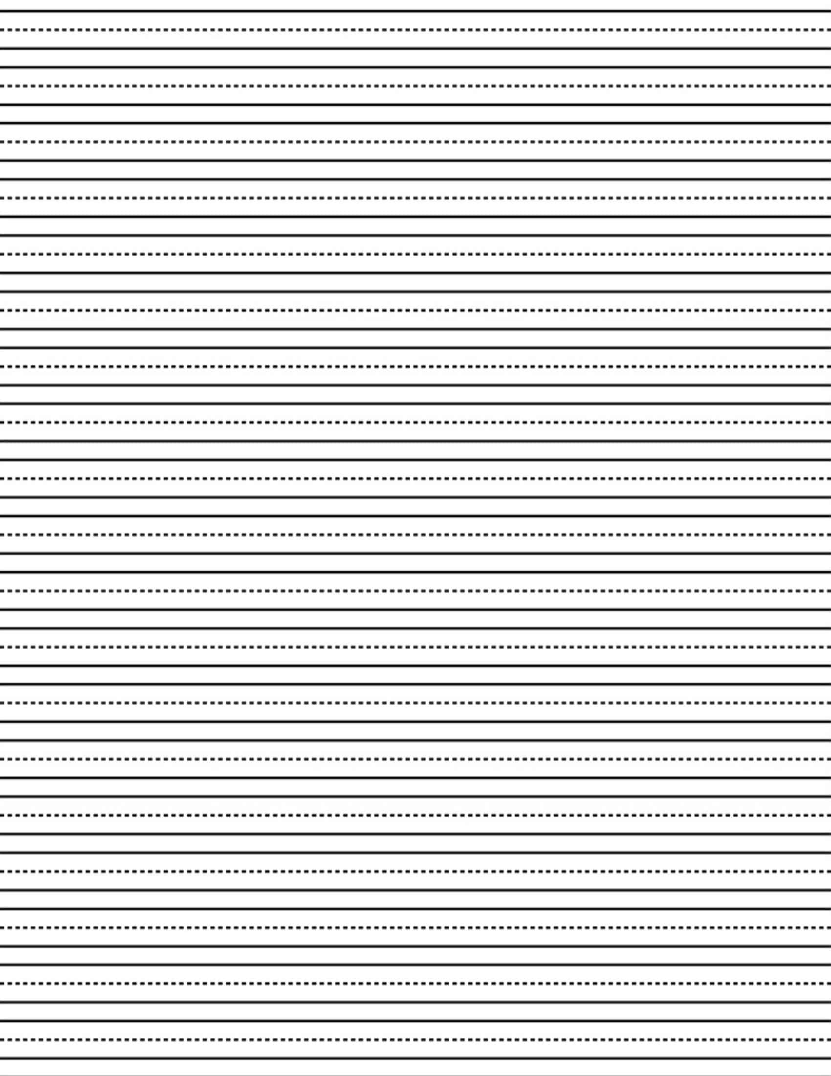 Lined Paper for Kids | Customize Online & Download Free