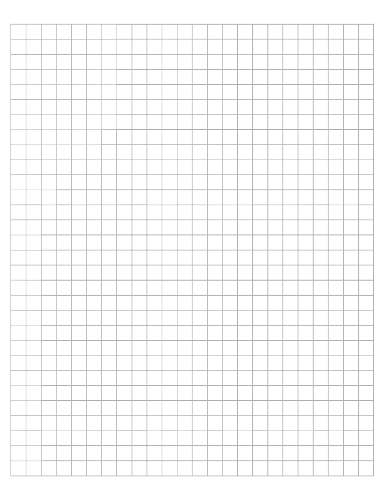 Free Printable Graph Paper Template | Instant Download