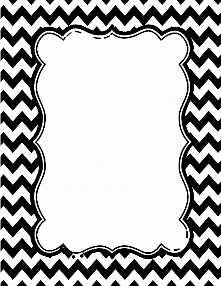 Chevron Border | Free Download in Any Color You Want