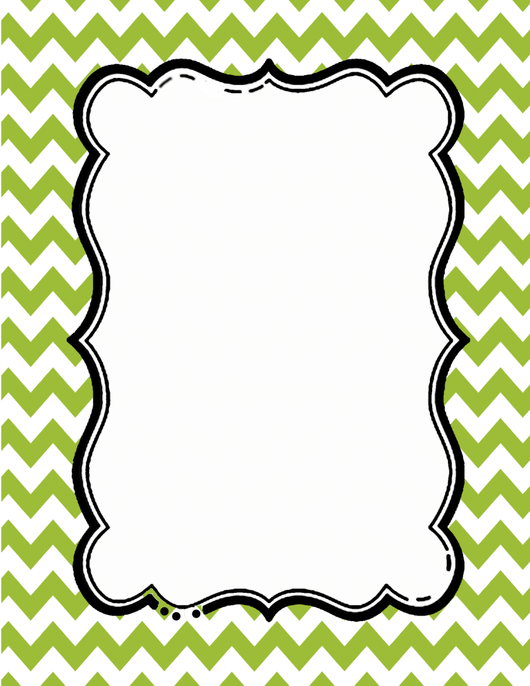 Chevron Border | Free Download in Any Color You Want