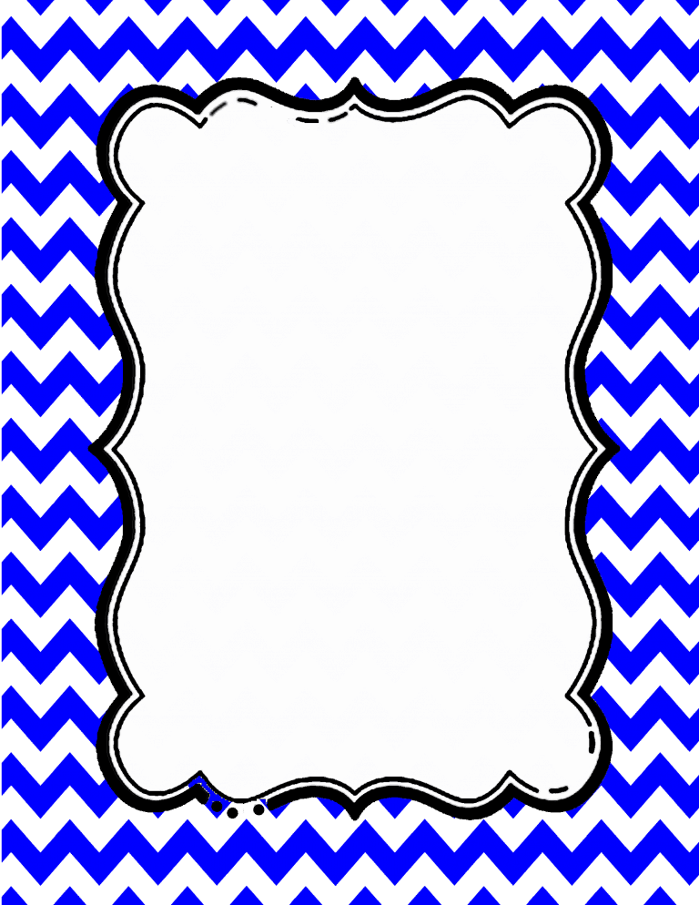 Chevron Border | Free Download in Any Color You Want
